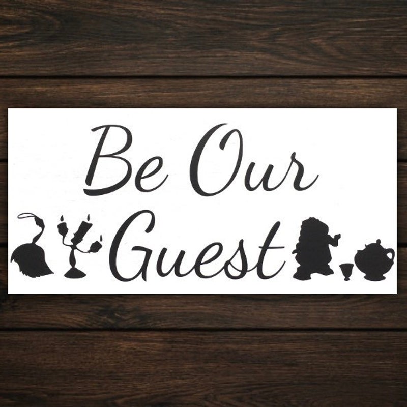 Be Our Guest Sign - Etsy