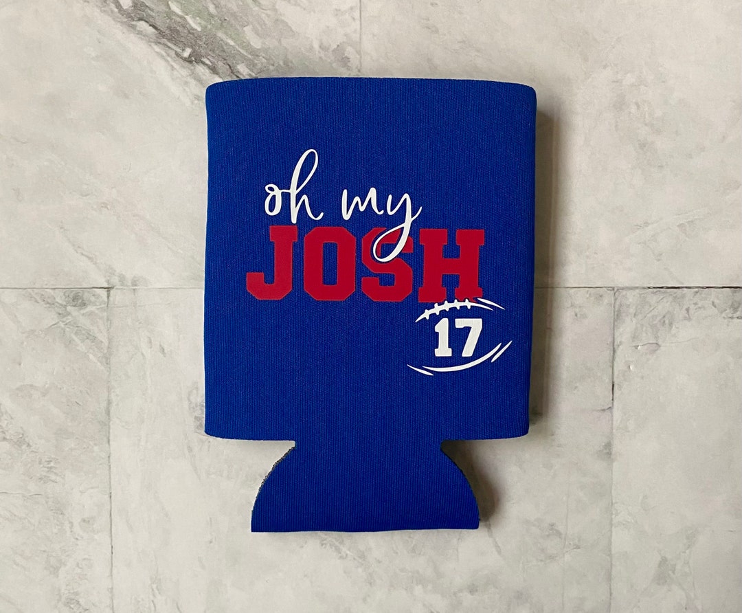 Oh My Josh Beer Can Cooler Josh Allen Buffalo Bills Beer Can - Etsy