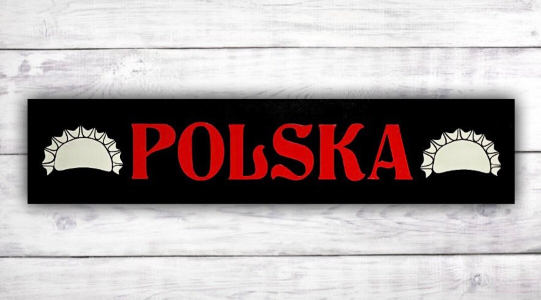 Polska Pierogi Sign | Poland Wood Bar Sign | Foodie Gift | Polish ...