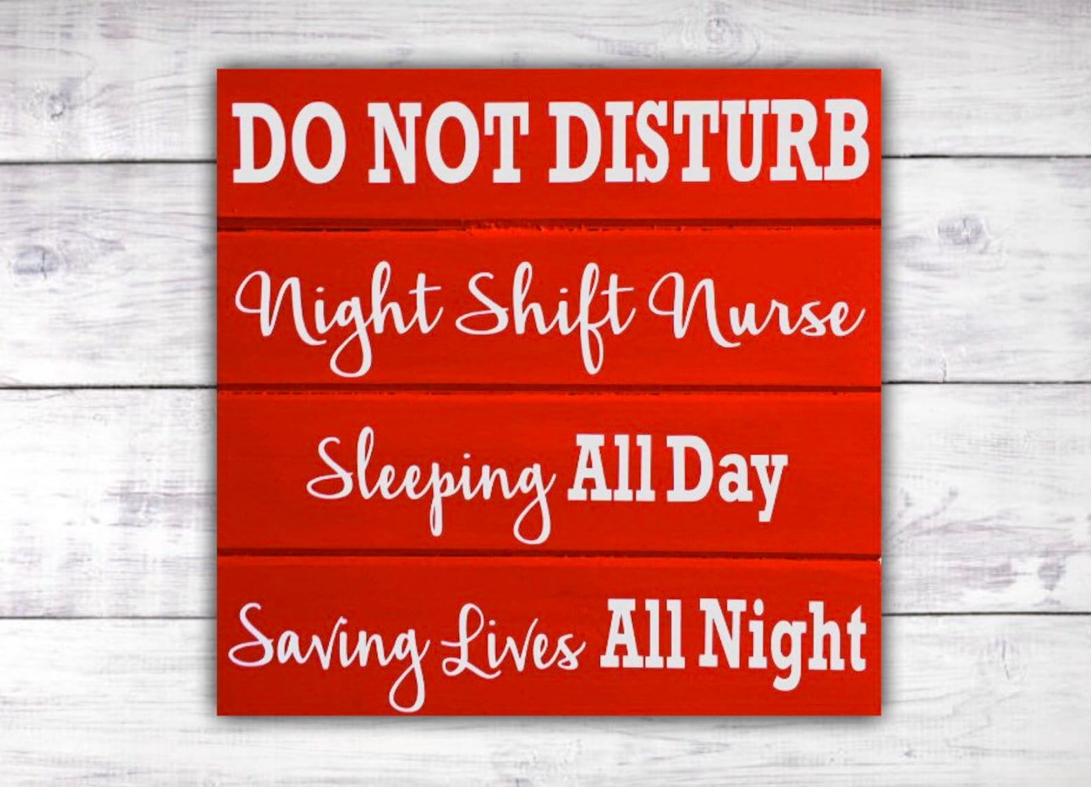 Do Not Disturb Night Shift Nurse Sign Sleeping Nurse Sign | Etsy