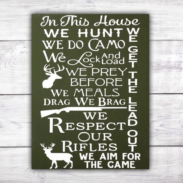 Hunting Signs - Etsy