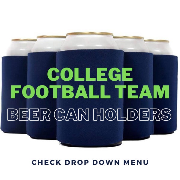 Football Beer Koozie - Etsy
