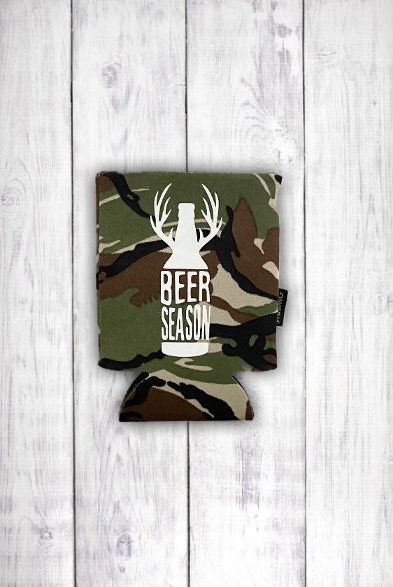 Camo Stag Beer Poster