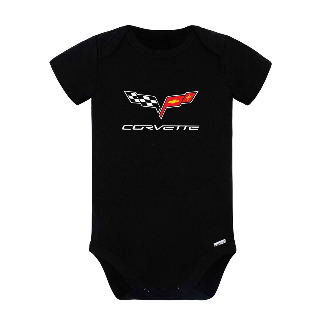 Chevy Corvette Baby Bodysuit, Baby Corvette Shirt, Kids Race Car Shirt ...