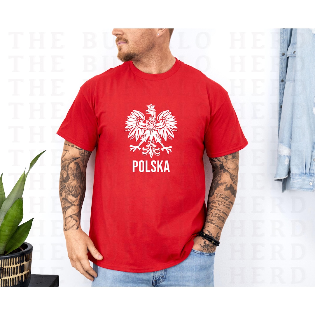 Polska Polish Falcon Shirt, Mens Poland T Shirt, Womens Polish Shirts ...
