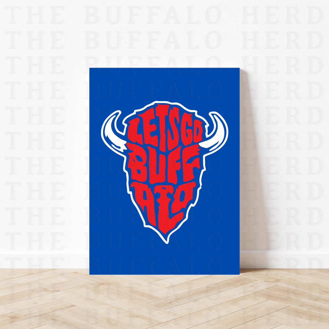 Let's Go Buffalo Head Sign | Buffalo Mafia Wood Bar Sign | Pub Sign ...