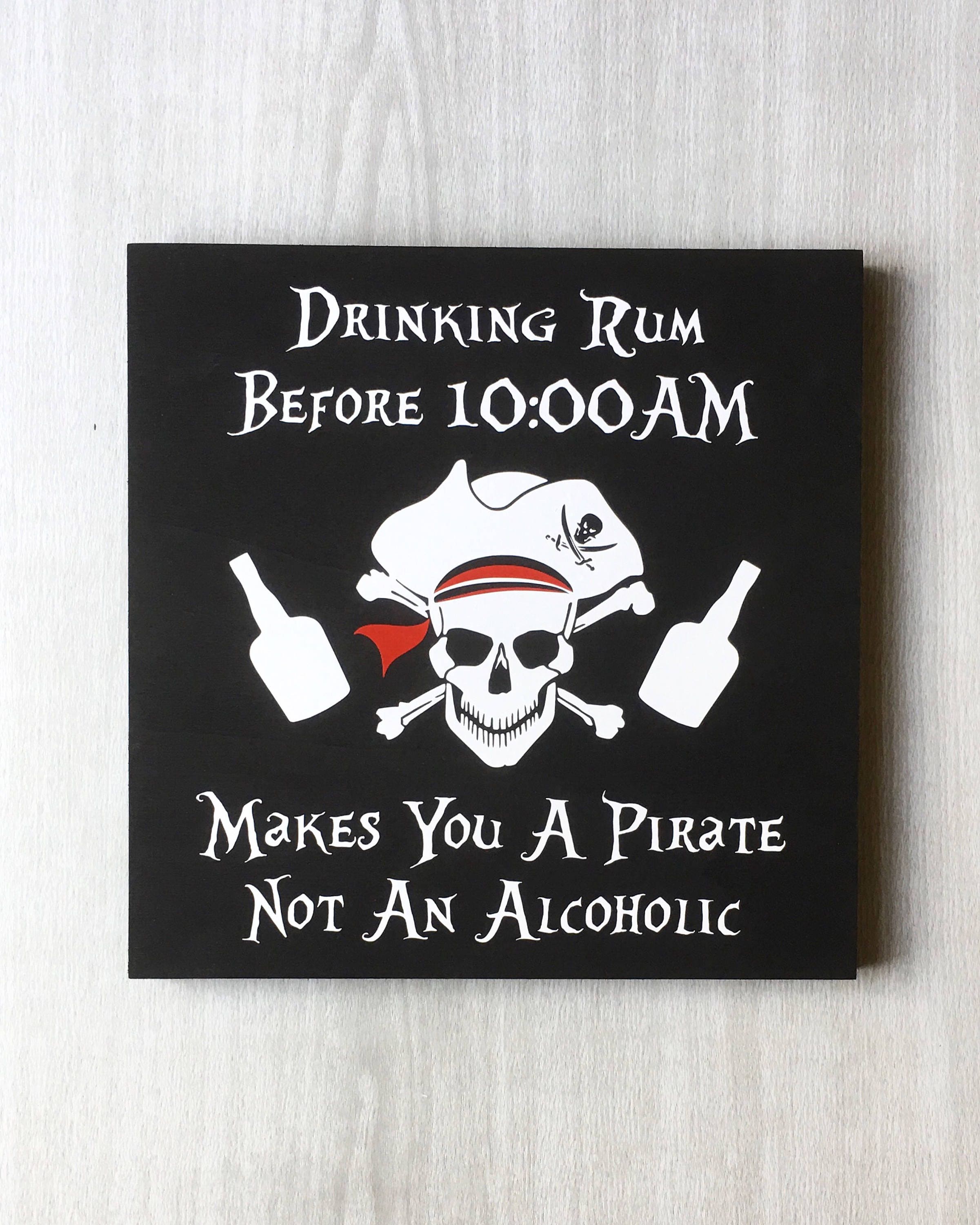 Rum Bar Sign / Pirate Bar Sign / Pirate Rum Sign / Rum Lover | Etsy