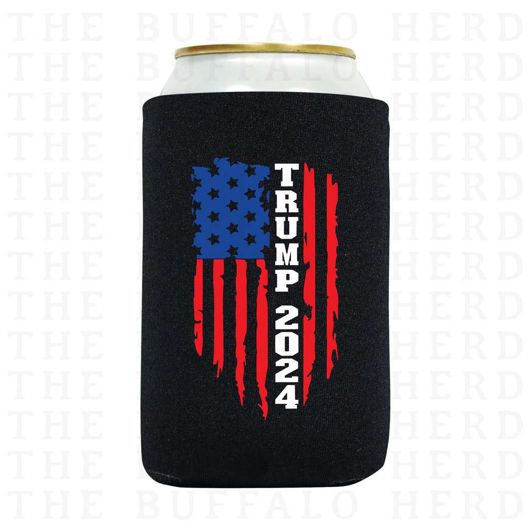 Trump 2024 Beer Can Holder Patriotic Gifts for Dad Republican Party ...