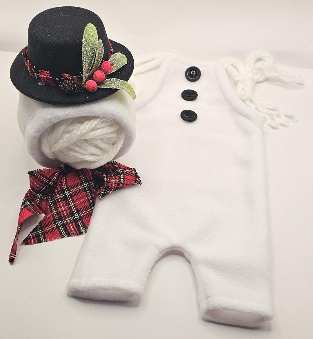 Snowman Baby Outfit Photography Xmas Prop,newborn,snowman Dungaree Top ...