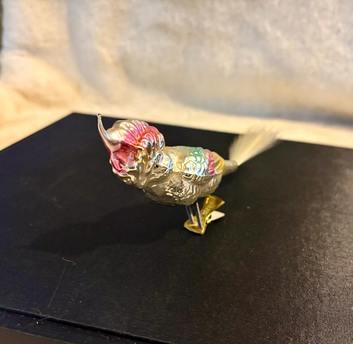 Vintage Clip-on Parrot With Horn, Originates From European Countries in ...