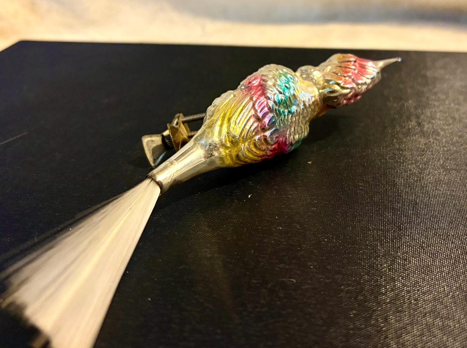 Vintage Clip-on Parrot With Horn, Originates From European Countries in ...