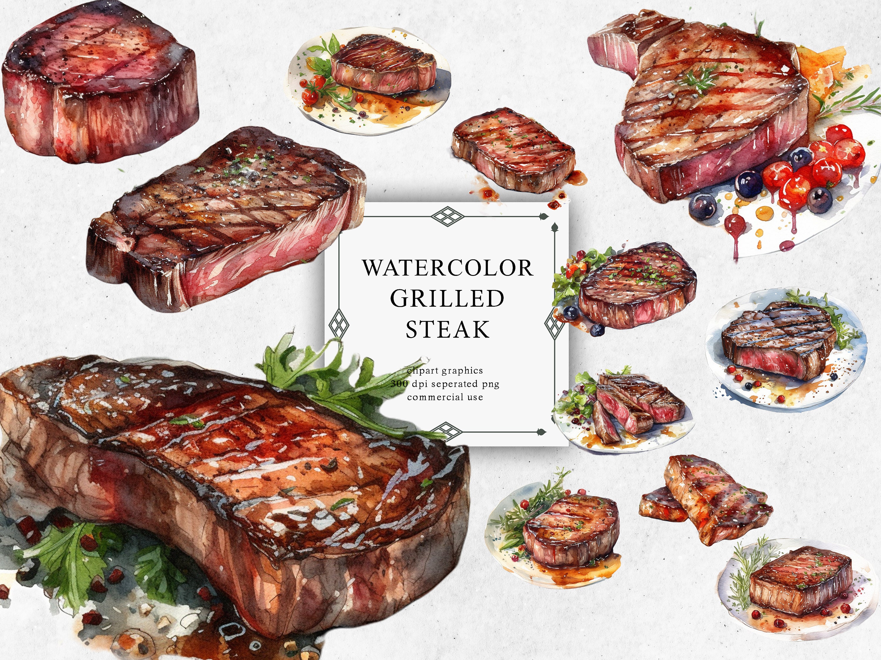 Cooked Steak Clip Art