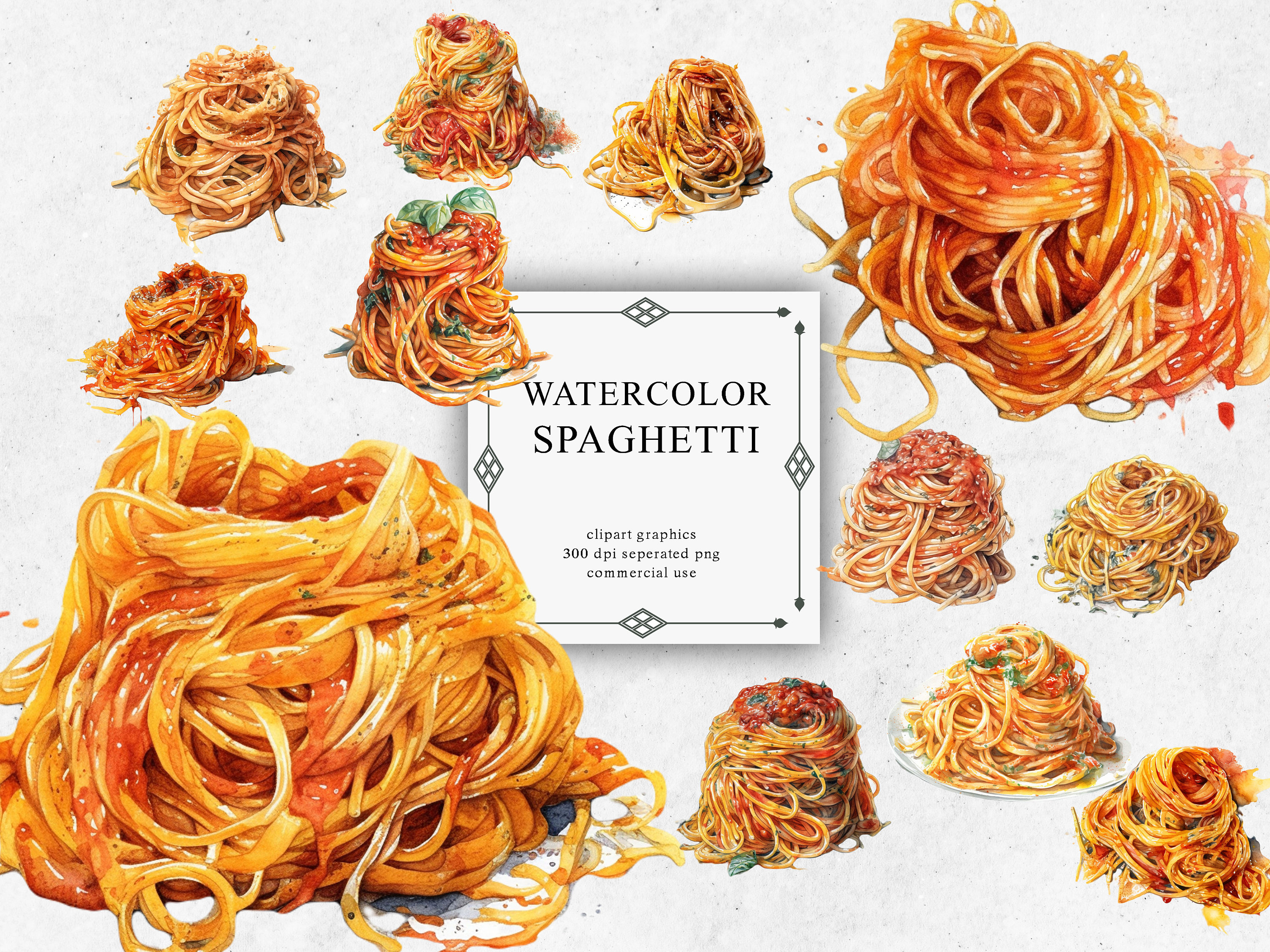 Spaghetti Clipart