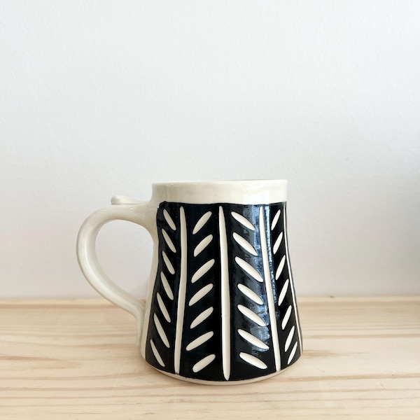 Sgraffito Mug - Etsy