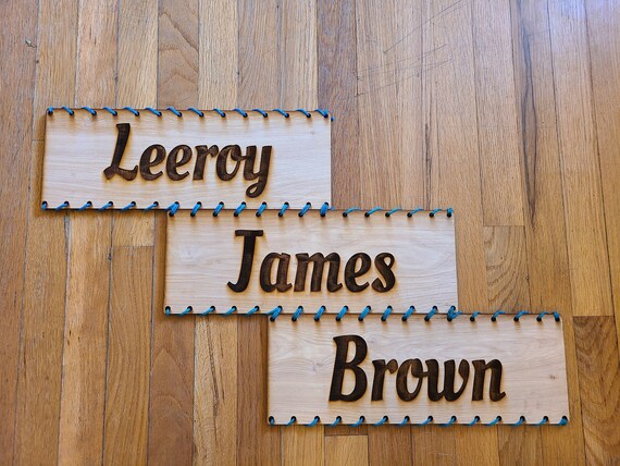 Name Sign First Middle and Last Name 28in by 15 Inches | Etsy