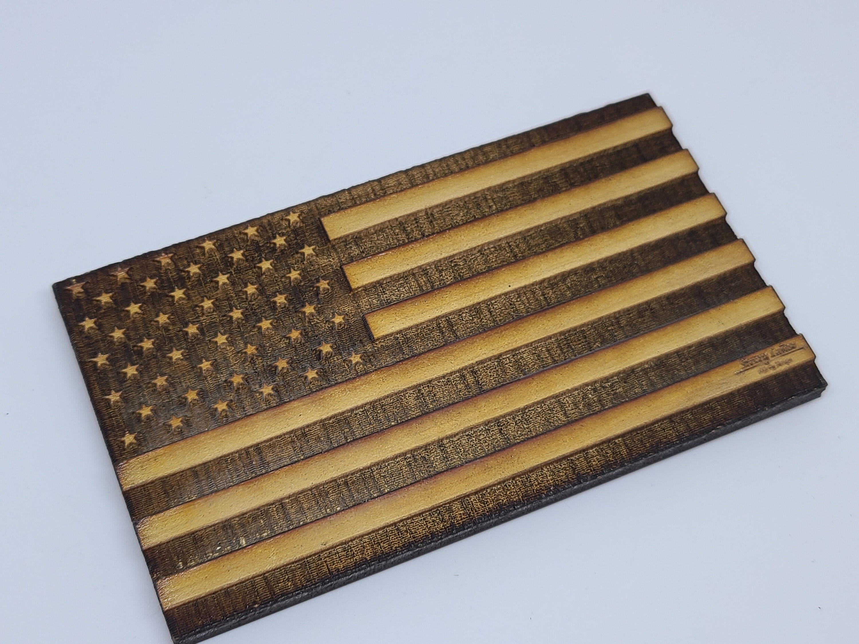 American Flag Laser Engraved 3.5x2in magnet and 1117 inch | Etsy