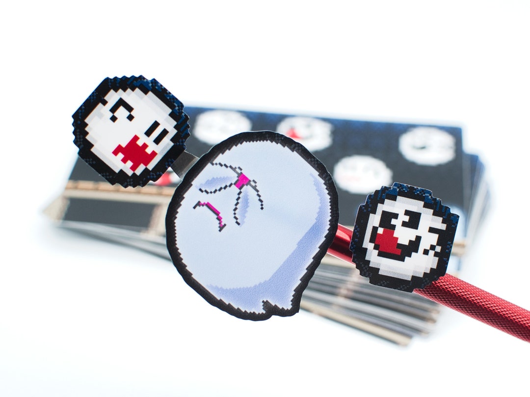 Super Mario Boo Sticker Sheet Water Proof Outdoor Rated - Etsy