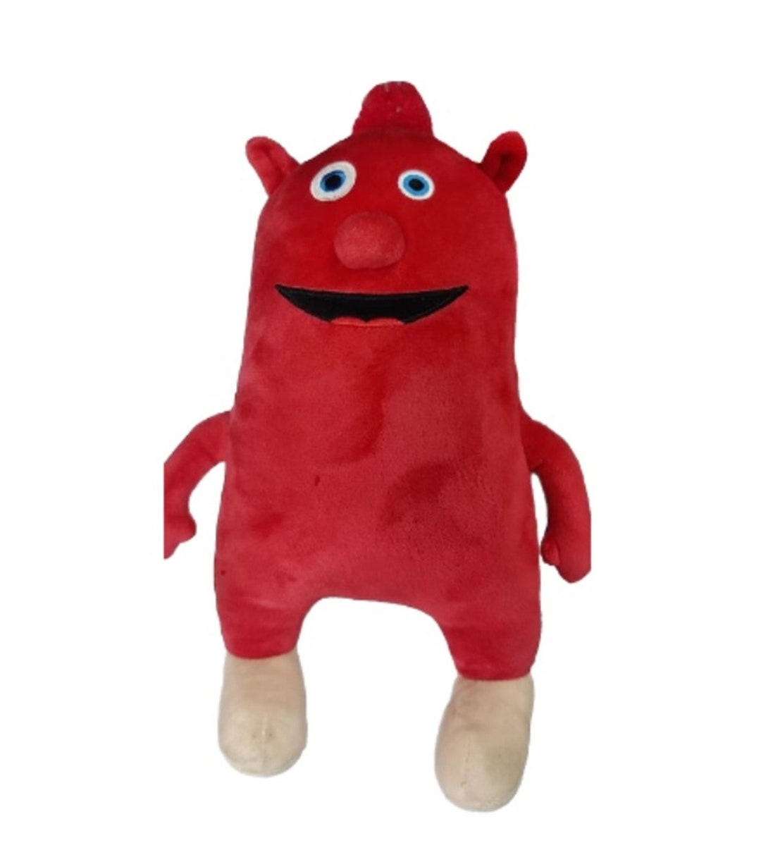 Cuddlies Yum Yum Red Bear Baby TV Inspired Soft Plush Handmade Toy - Etsy