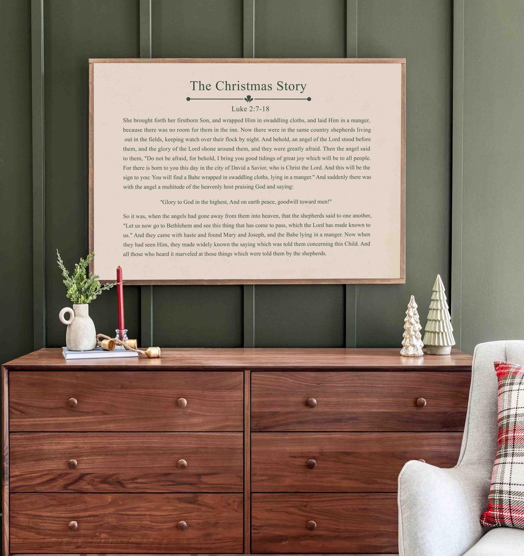 The Christmas Story, Christmas Poster, Holiday , Book Page Christmas ...