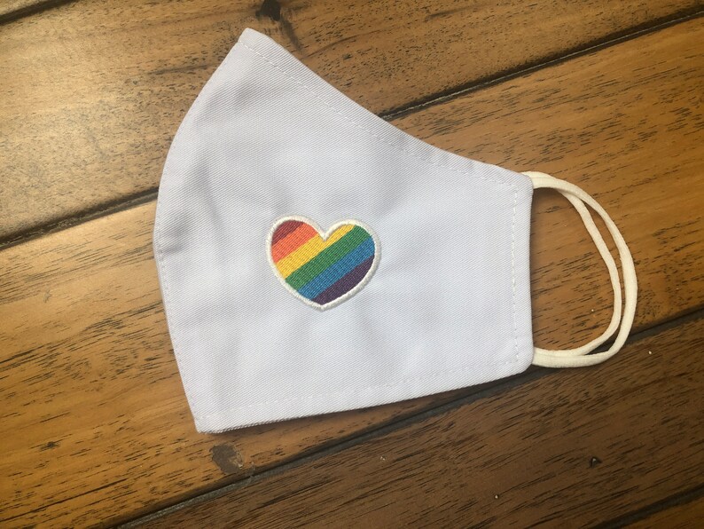 Rainbow LGBT Pride Mask for Petite Adult or Teen Sizes | Etsy