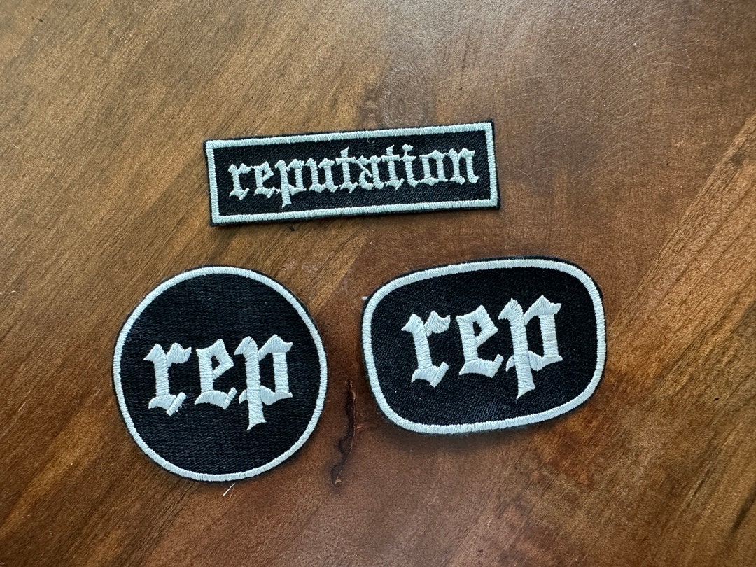 Reputation Embroidered Patch, REP Sew on and Iron on Patches for the ...
