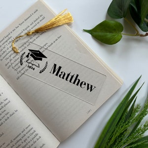 Custom Graduation Bookmark, Personalized Graduation Gifts for Adults ...
