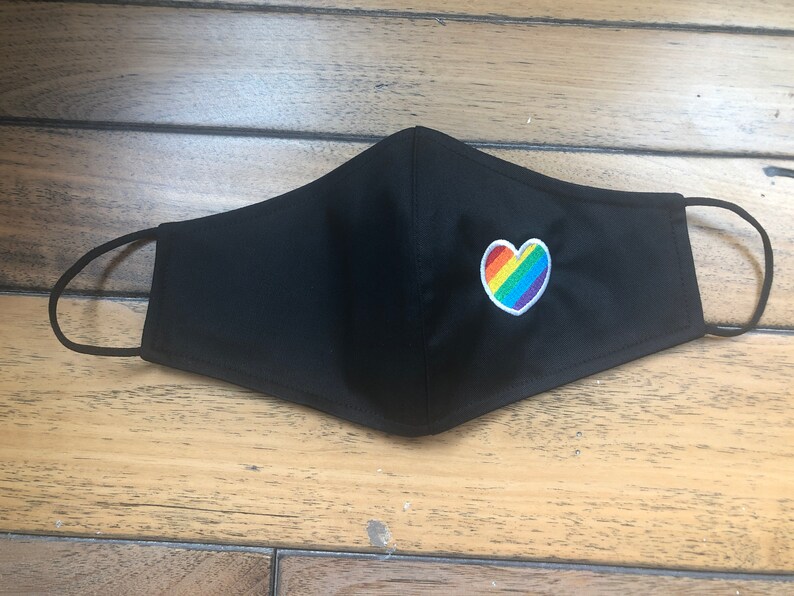 Rainbow LGBT Pride Mask for Petite Adult or Teen Sizes | Etsy