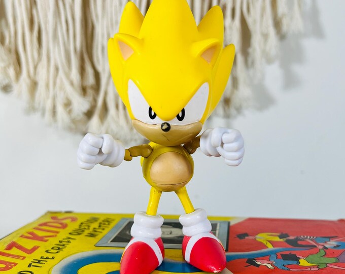 Jazwares Sonic the Hedgehog Action Figures Articulated Head Arms Legs ...