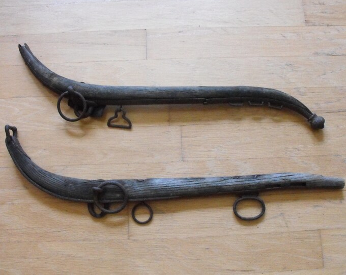 Vtg Rusty Wood Oxen/horse Collar Harness Yokes 1336 - Etsy