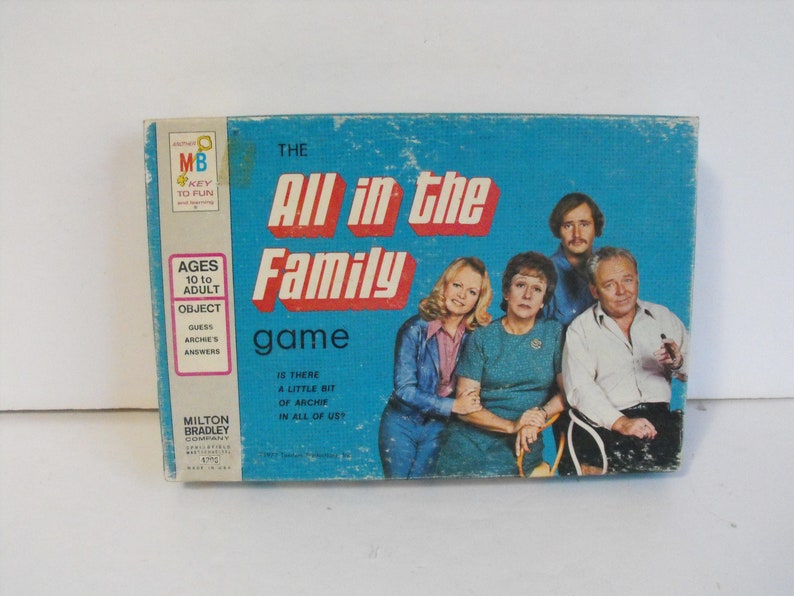 All in the Family Game Archie Bunker Complete 2542 | Etsy