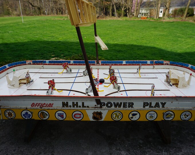 Eagle Toys Official NHL Power Play Table Hockey Game Rangers Vs Red ...