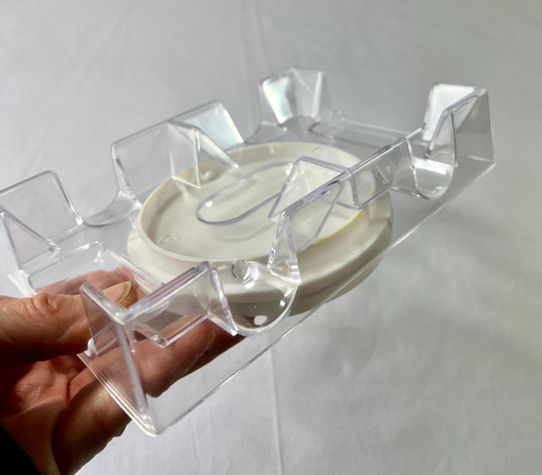 Rotating Playing Cards Tray Double Deck Take and Discard Tray 3534 - Etsy