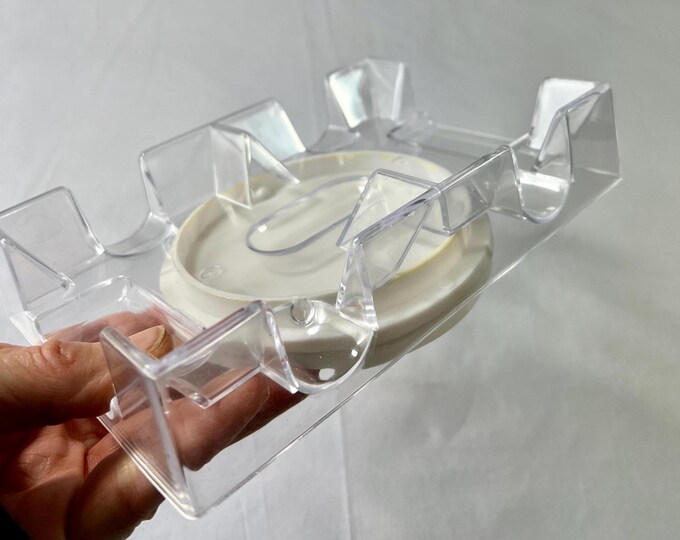 Rotating Playing Cards Tray Double Deck Take and Discard Tray (3534) - Etsy