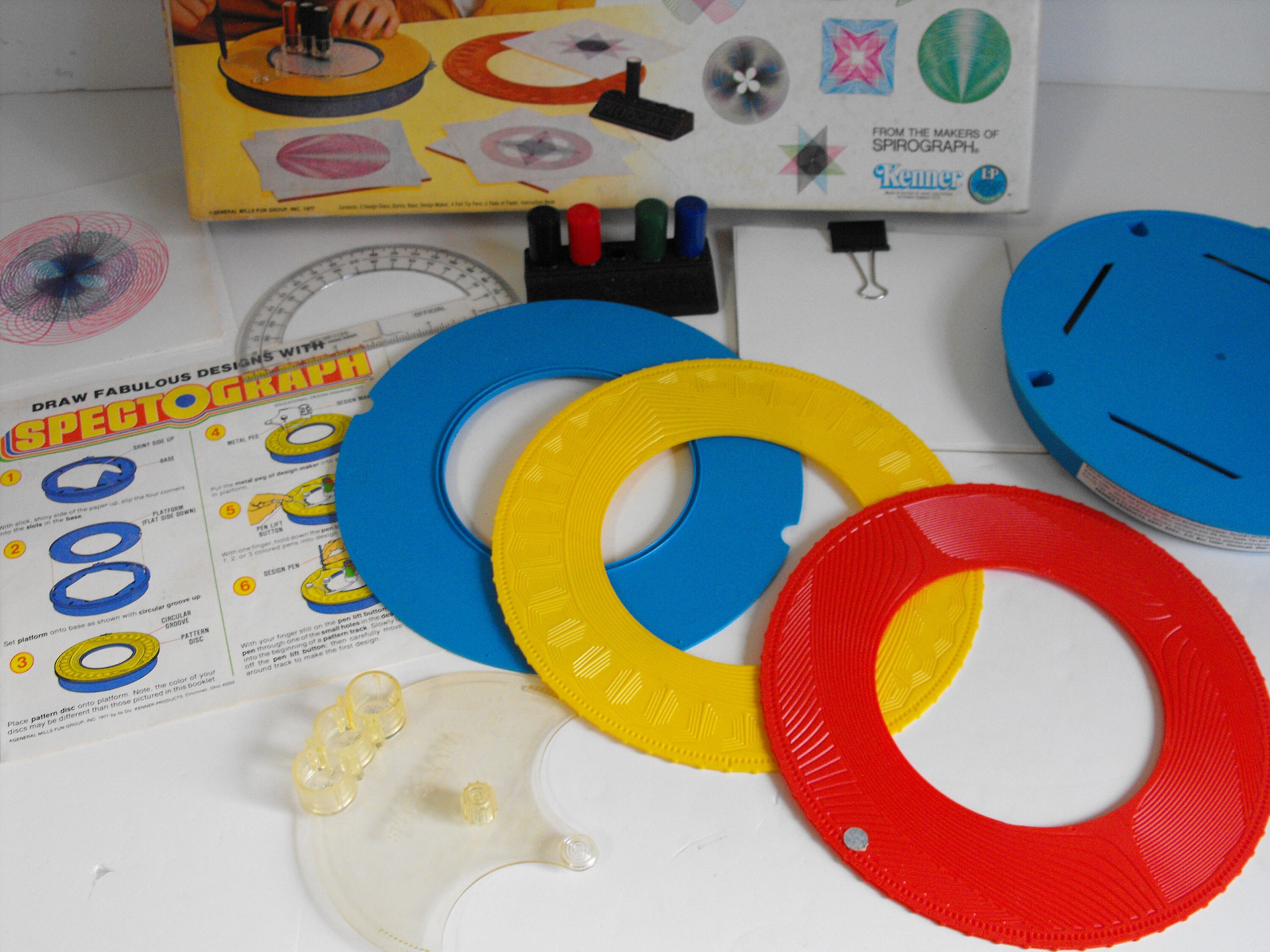 Vintage Spectograph Design Drawing Set by Kenner 2133 | Etsy