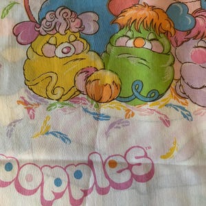 POPPLES Twin Sheet Set 1980's Animated Series (3881) - Etsy