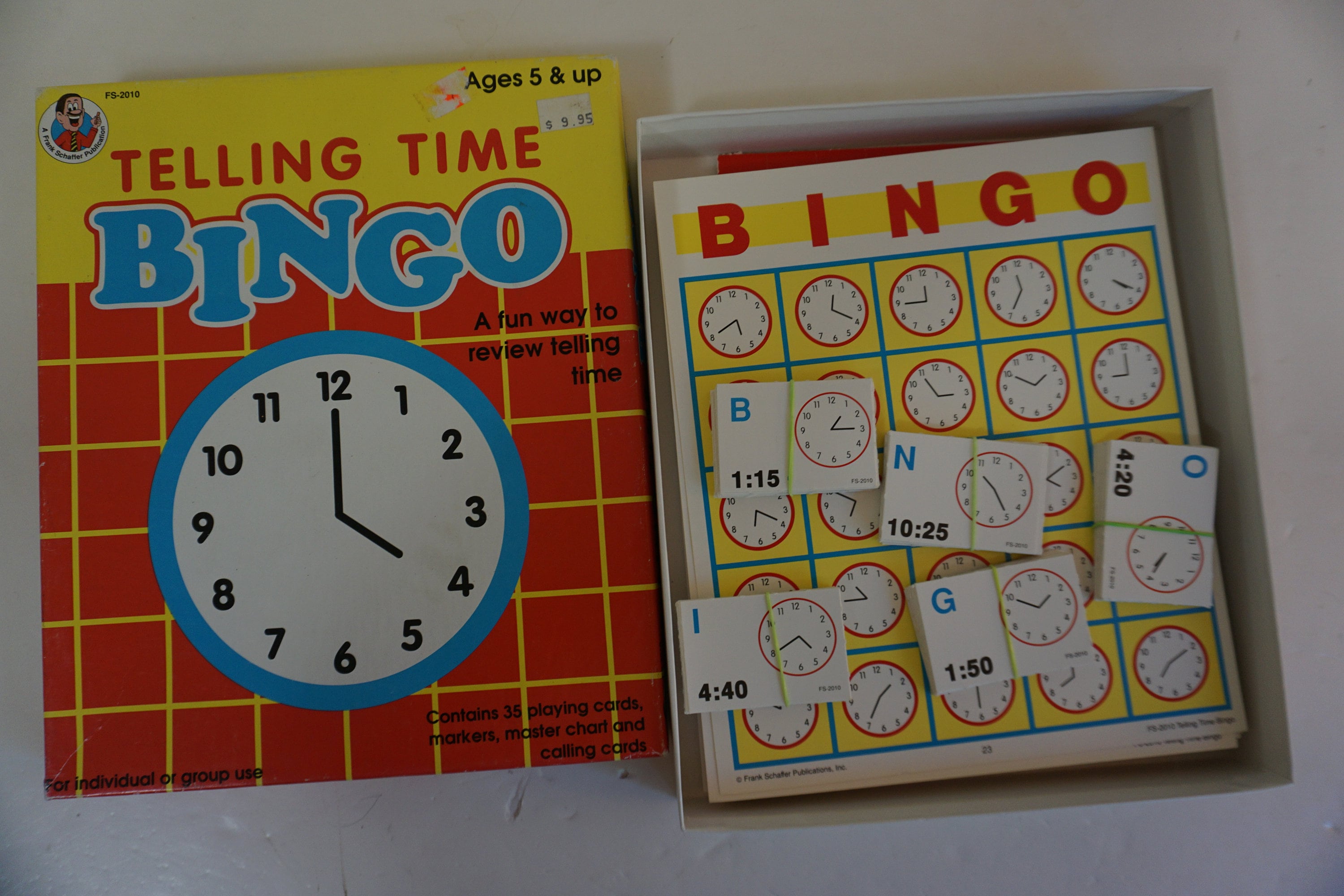 Telling Time Bingo Game With 35 Cards 3135 - Etsy