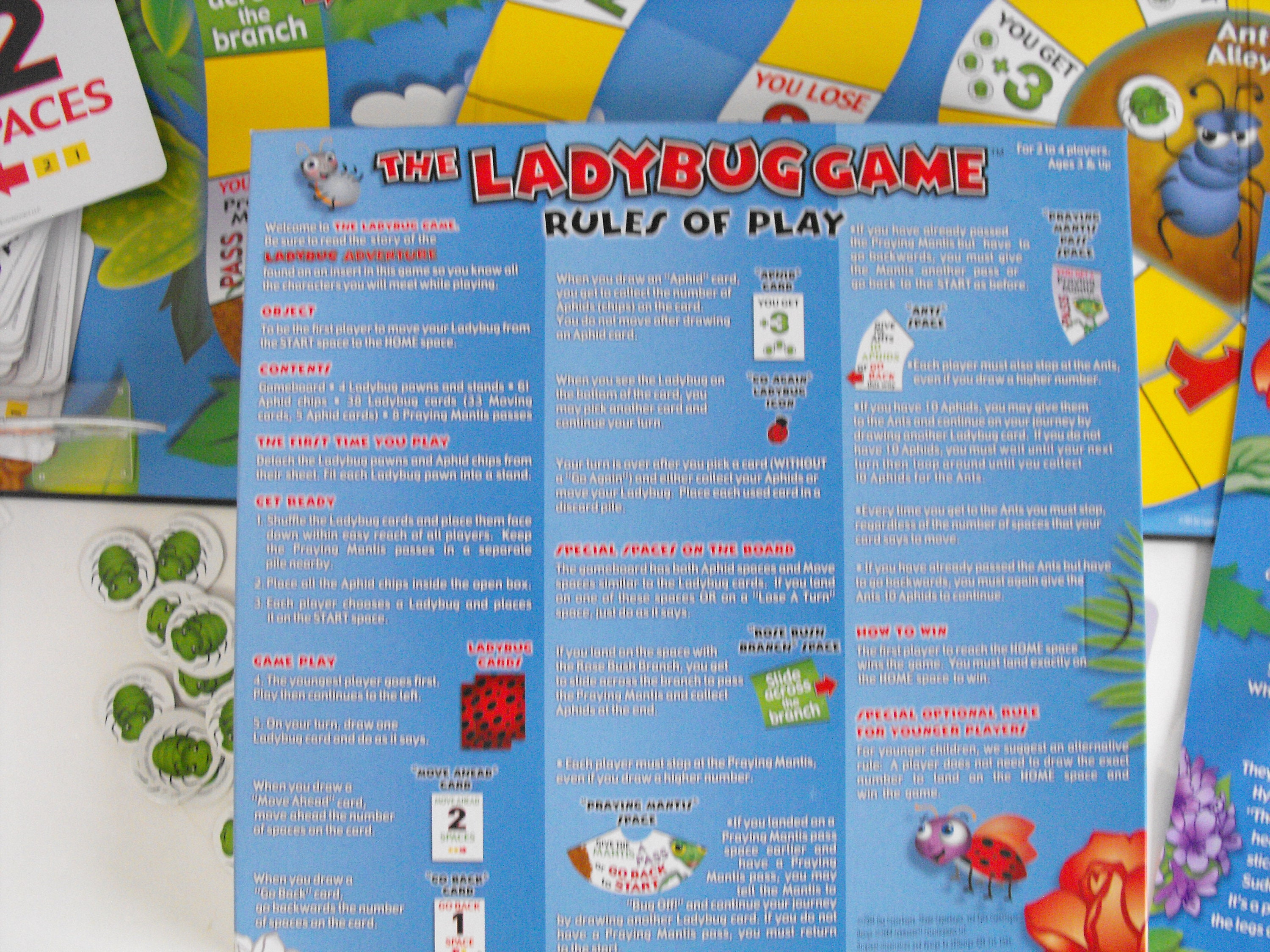 The Ladybug Game. Preschool. Toddler. Complete 2630 - Etsy