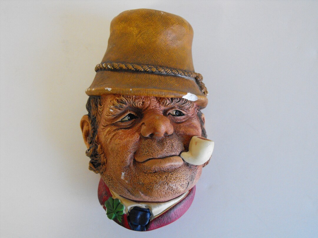 Bossons England Paddy the Irishman Wall Mask Handpainted inv2027 - Etsy