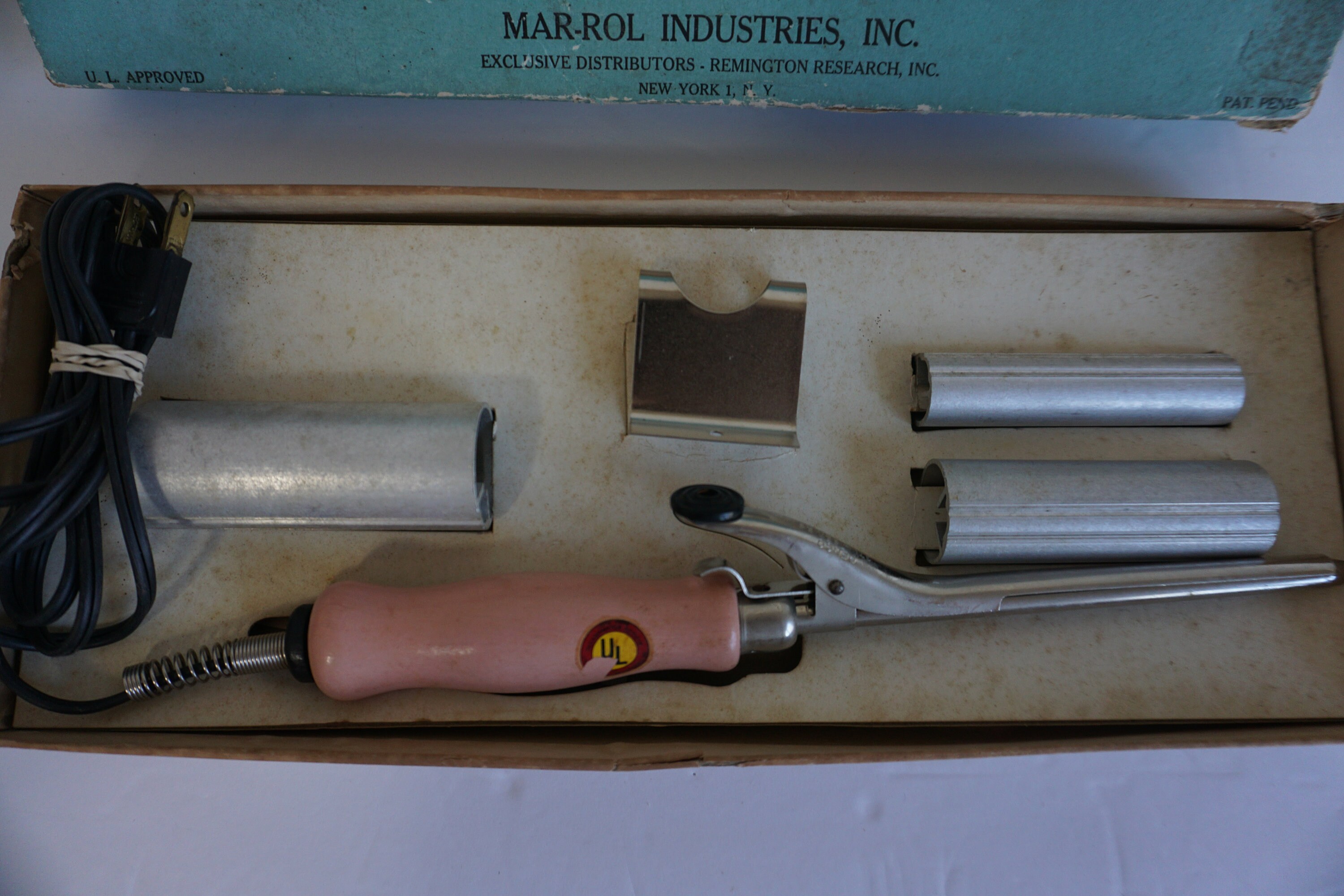 Vtg Mar-Rol Roller Curler Iron Hair Curling Iron Inv1940 | Etsy