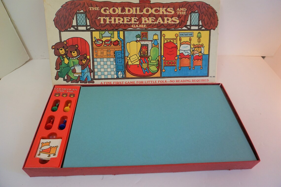 Goldilocks and the Three Bears Game Cadaco 360 3136 - Etsy