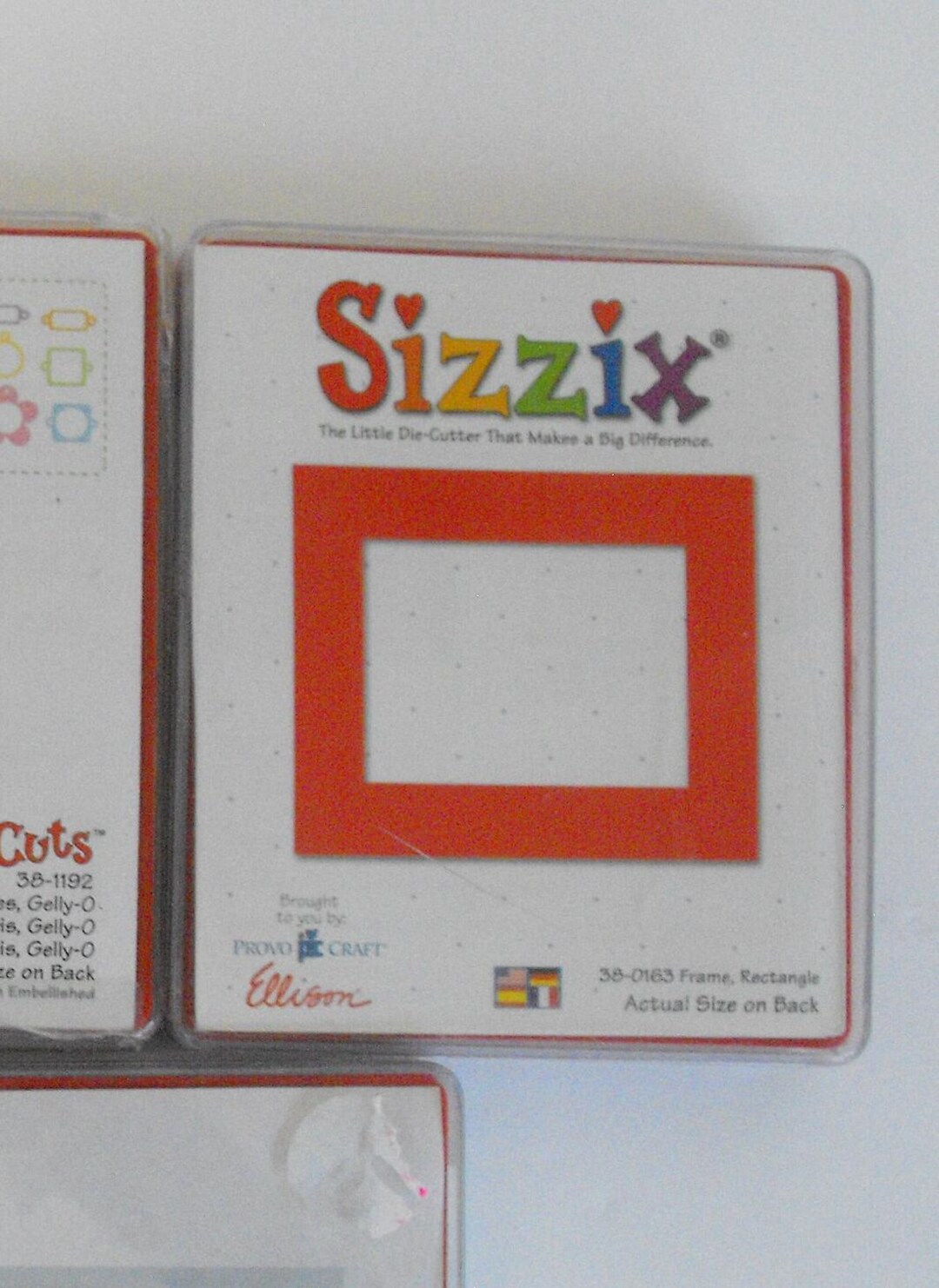 Original Sizzix Large Rectangle Frame Red Die Cut 38-0163 (2912) - Etsy