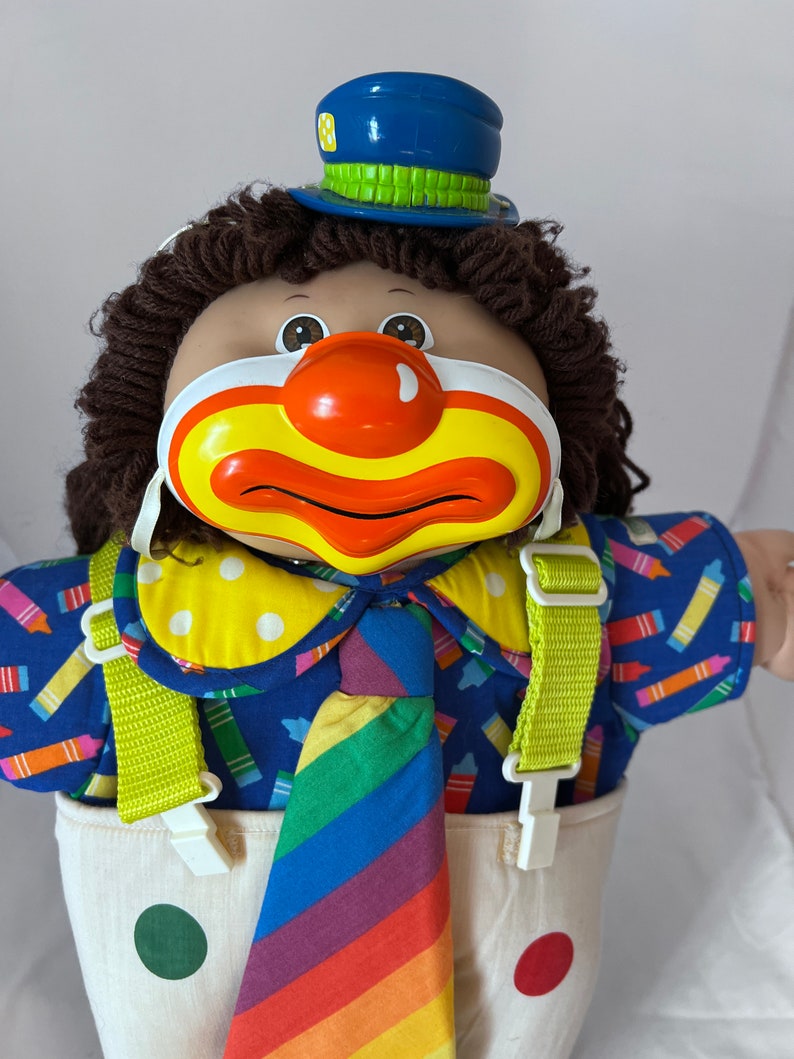 1985 Cabbage Patch Kids Circus Clown Girl Doll Hat Mask Socks ...