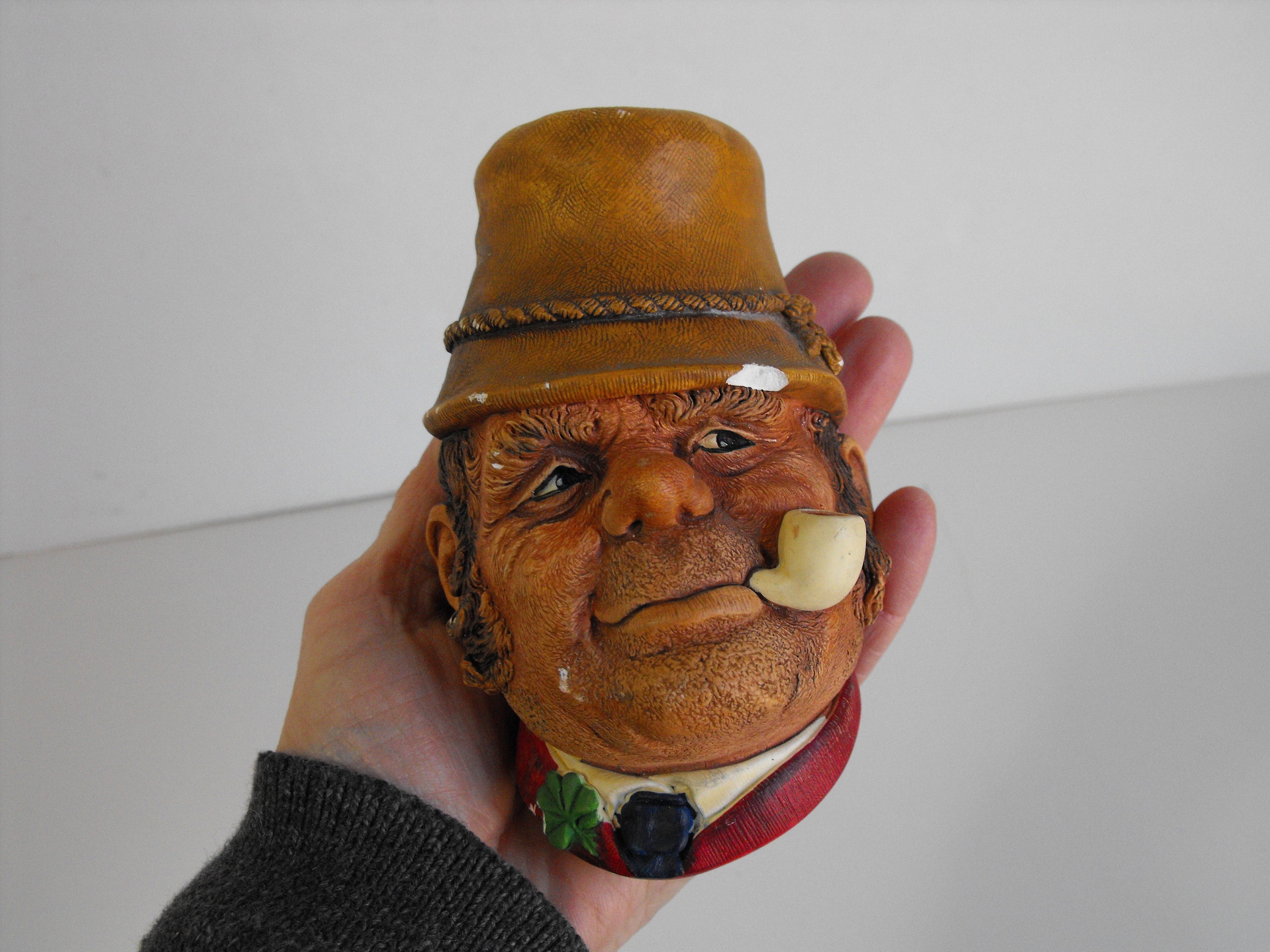 Bossons England Paddy the Irishman Wall Mask Handpainted - Etsy