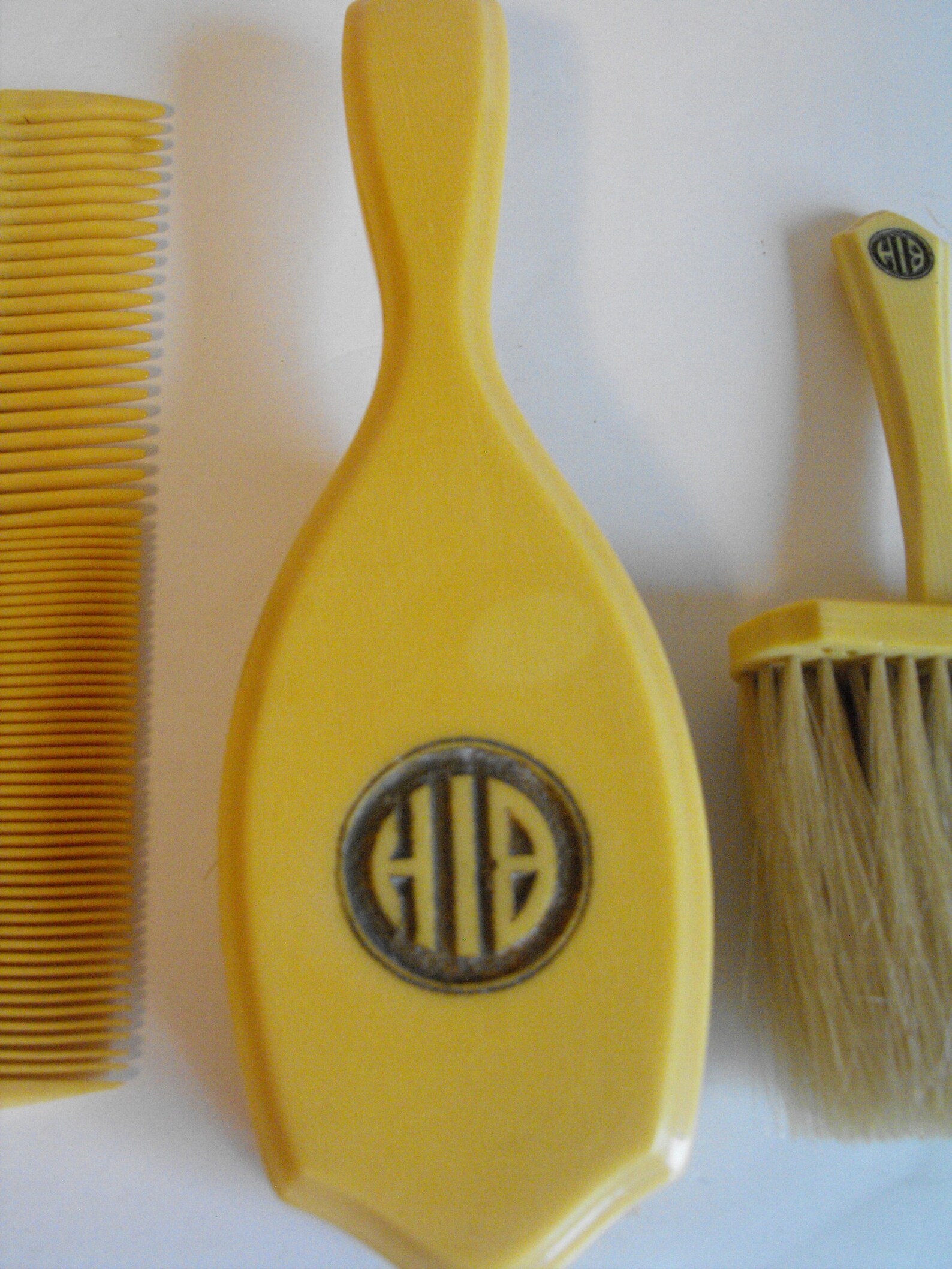 Vtg Pyralin Bakelite Brush Comb Vanity Set 1445 | Etsy