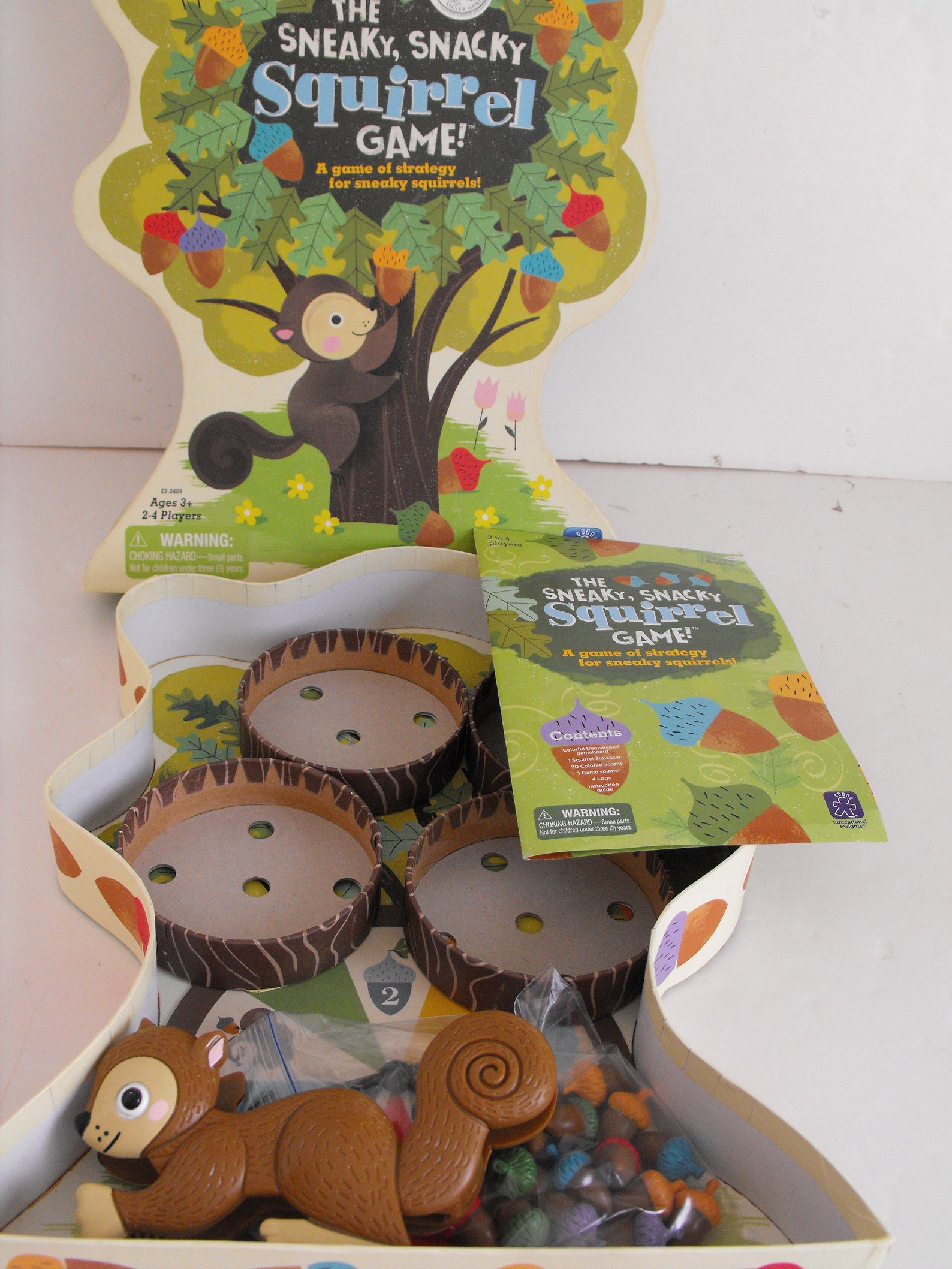 The Sneaky Snacky Squirrel Game. Preschool 2703 | Etsy