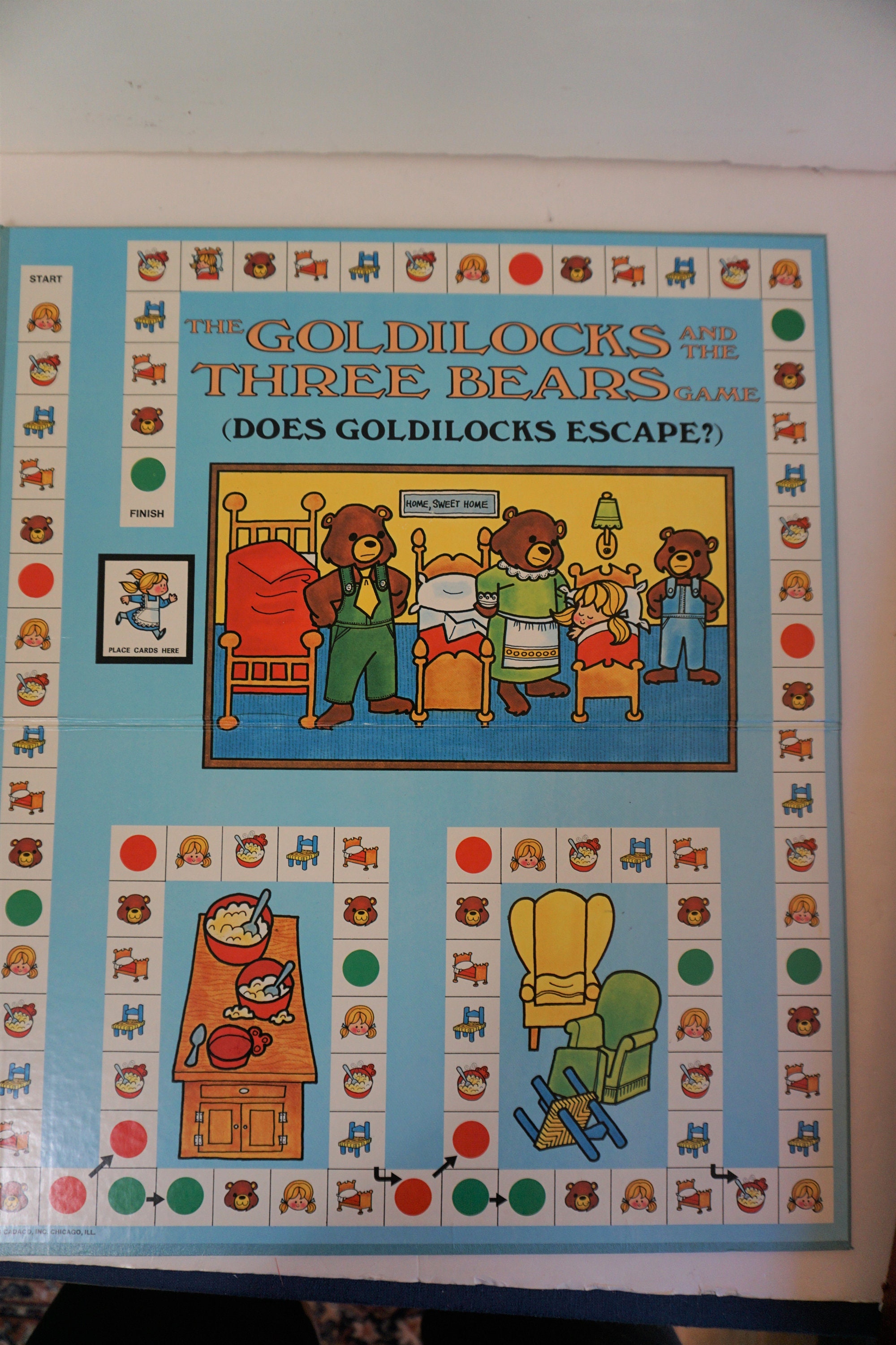 Goldilocks and the Three Bears Game Cadaco 360 3136 - Etsy