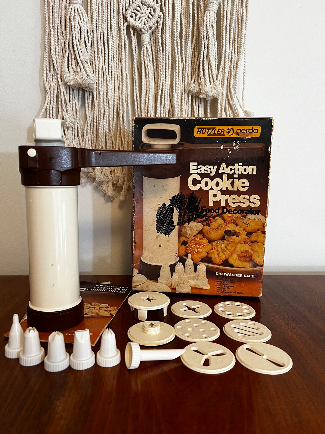 Vintage Hutzler Easy Action Cookie Press - Made in W. Germany (3307) - Etsy