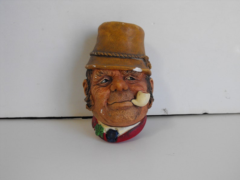 Bossons England Paddy the Irishman Wall Mask Handpainted - Etsy