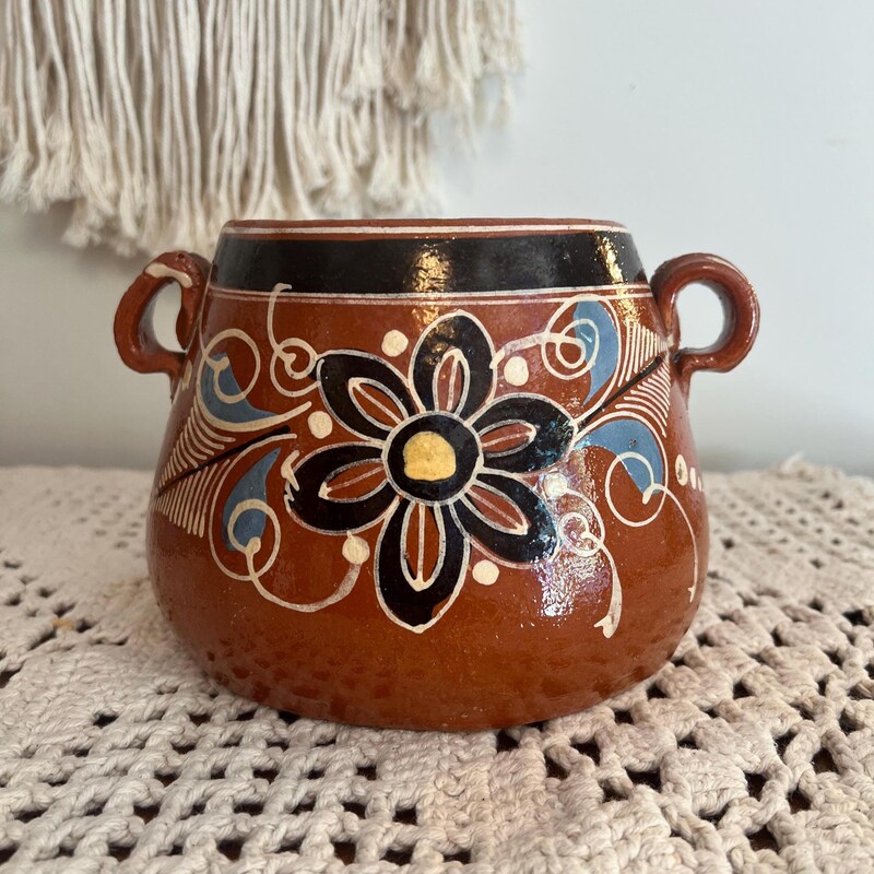 Painted Clay Pots - Etsy