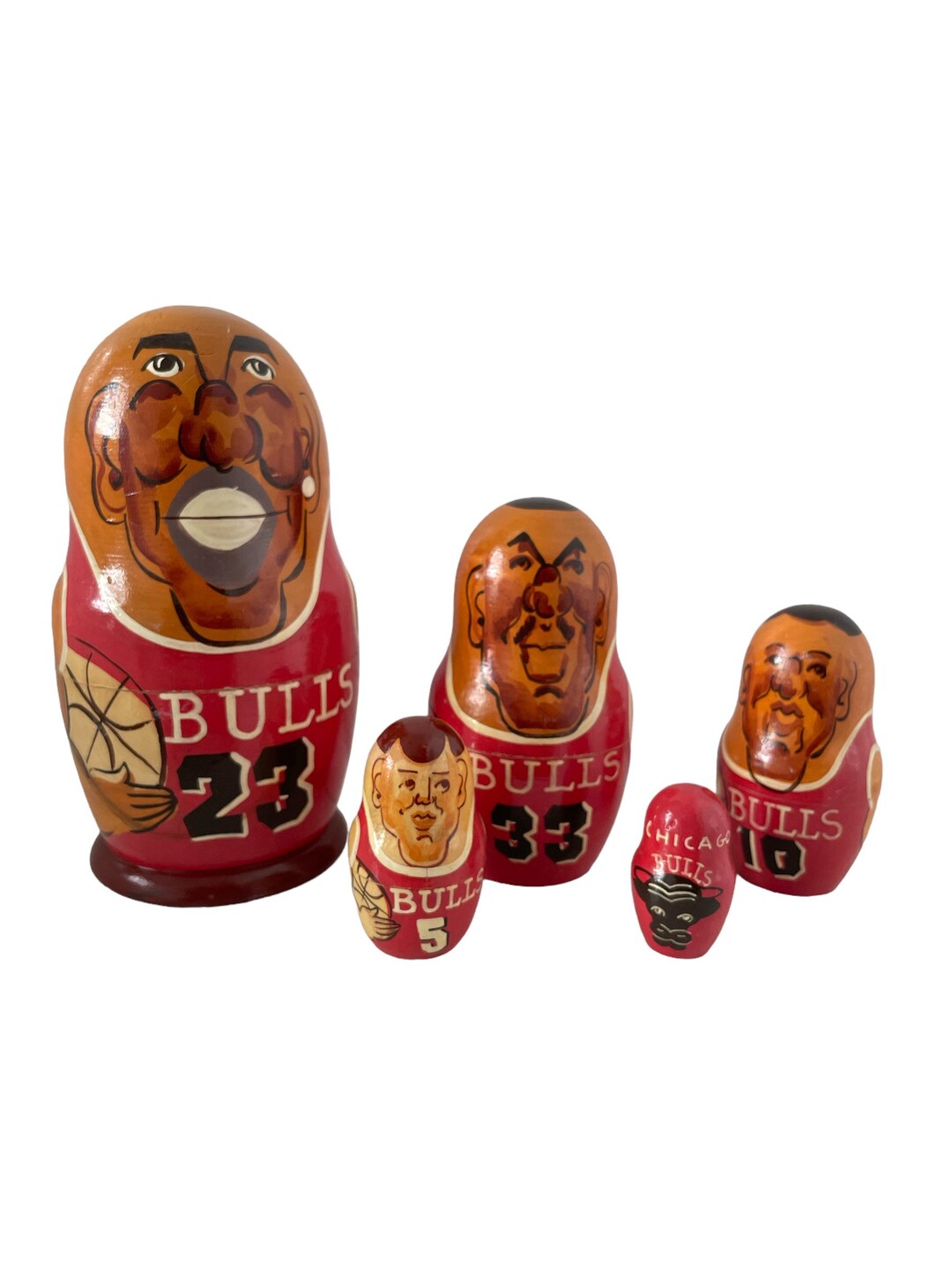 Vintage NBA Chicago Bulls Basketball Jordan Pippen Armstrong Paxson ...